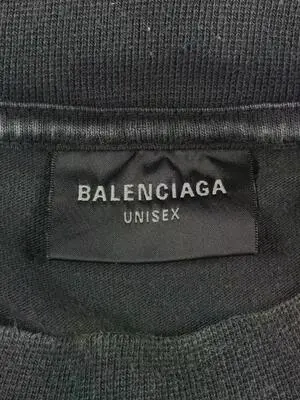 Balenciaga 2010s Logo Print Long Sleeve T-shirt