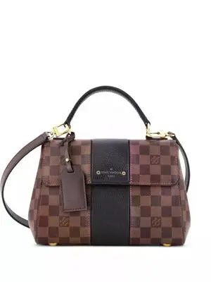 LOUIS VUITTON Bond Street Handbag Damier Leather Bb Satchel - Brown