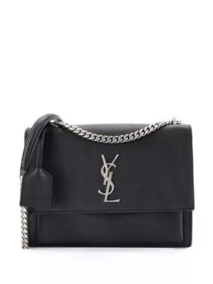 Saint Laurent Medium Sunset Bag - Black