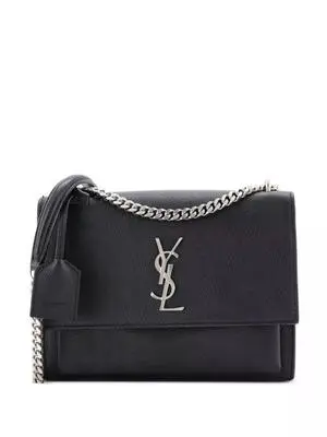 Saint Laurent Medium Sunset Bag - Black
