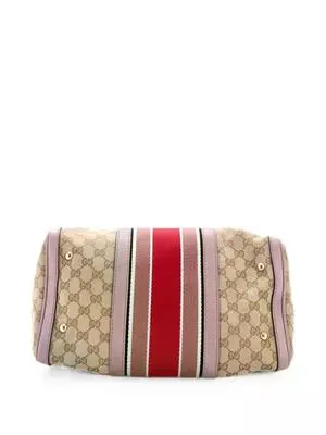 Gucci Vintage Web Boston Bag