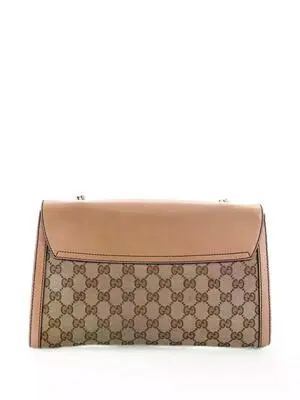 Gucci Gg Canvas And Leather Medium Shoulder Bag