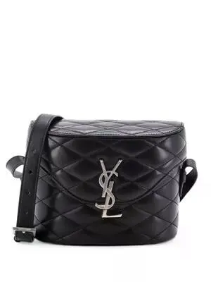 Saint Laurent June Box Bag Quilted Leather Crossbody Bag