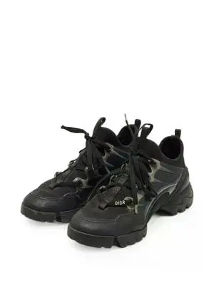 Dior D-connect Low-top Sneakers - Black