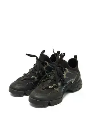 Dior D-connect Low-top Sneakers - Black