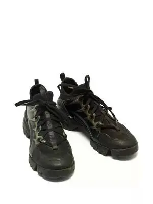 Dior D-connect Low-top Sneakers - Black