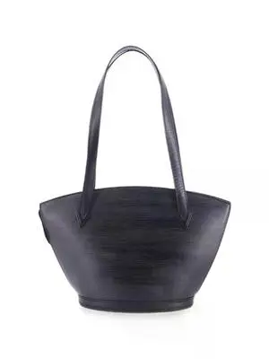LOUIS VUITTON Saint Jacques Epi Leather Pm Shoulder Bag - Black