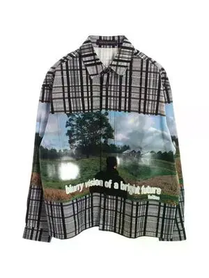 LOUIS VUITTON 2020 Printed Cotton Shirt - Grey