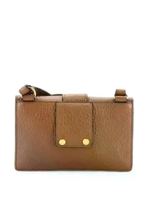 Fendi Baguette Leather Crossbody Bag - Brown