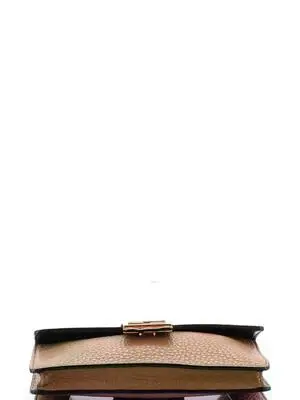 Fendi Baguette Leather Crossbody Bag - Brown