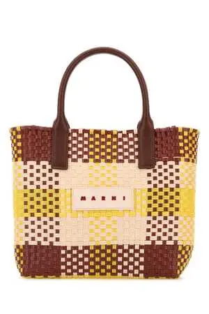 Marni Printed Polypropylene Handbag - Multicolor