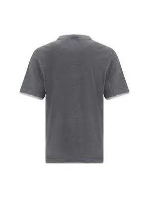 Brunello Cucinelli T-shirt In Cotton With A Logo