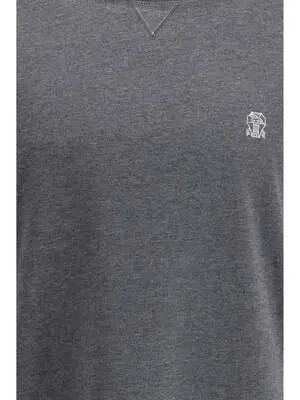 Brunello Cucinelli T-shirt In Cotton With A Logo