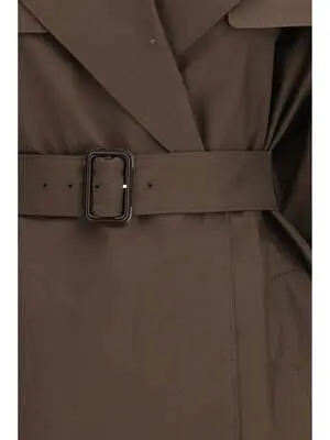 Max Mara Double-breasted Cotton-blend Trench Coat