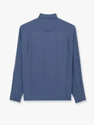 Saint Laurent Certified Viscose And Silk Shirt