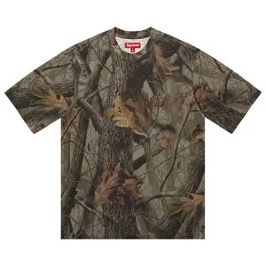 Supreme Rhinestone Script Short-sleeve Top