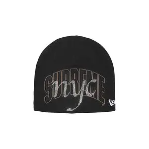 Supreme New Era Rhinestone Beanie - Black