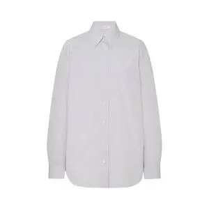 THE ROW Gavina Shirt 'white/ Stripe - Blue