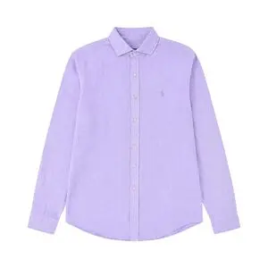 Polo Ralph Lauren Slubby Linen Sport Shirt - Purple