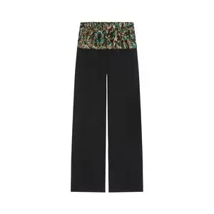 Dries Van Noten Virgin Wool Pants - Black