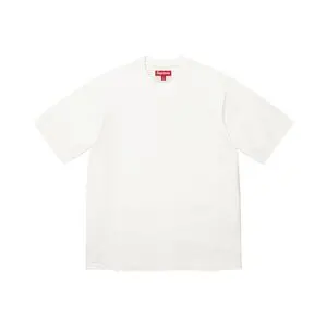 Supreme Rhinestone Script Short-sleeve Top - White