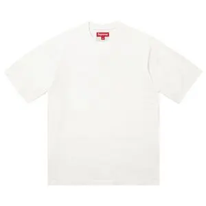 Supreme Rhinestone Script Short-sleeve Top - White