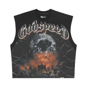 GODSPEED Fences Sleeveless T-shirt - Black