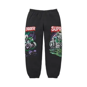 Supreme Monster Jam Grave Digger Sweatpant - Black