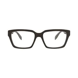 Alexander McQueen Square-frame Acetate Optical Frames /transparent - Brown