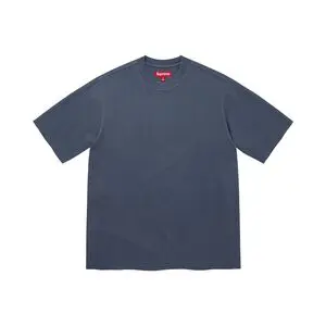 Supreme Rhinestone Script Short-sleeve Top 'navy