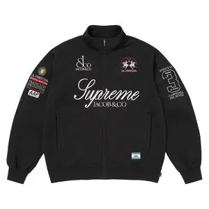 Supreme X La Martina X Jacob & Co Zip Up Sweatshirt - Black