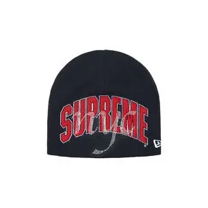 Supreme New Era Rhinestone Beanie - Blue