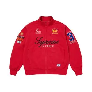 Supreme X La Martina X Jacob & Co Zip Up Sweatshirt - Red