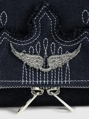 Zadig&Voltaire Rock Denim Clutch