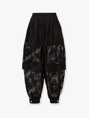 Zimmermann Luna Lace Harem Pants - Black