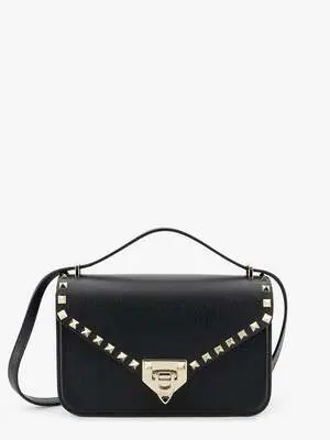 Valentino Garavani Rockstud Leather Crossbody Bag With Stud Detail - Multicolor