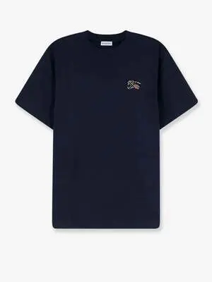 Burberry Seth Organic Cotton T-shirt - Blue