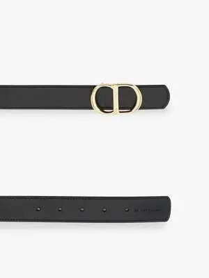 Dior Cd Icon Leather Belt - Multicolor