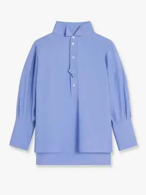 Celine Oversize Cotton Shirt With Triomphe Embroidery - Multicolor
