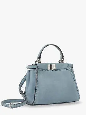 Fendi Peekaboo Mini Leather Crossbody Bag - Multicolor