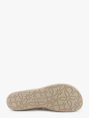 Loewe Rio Suede And Raffia Loafers