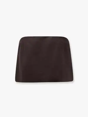 Miu Miu Mohair And Virgin Wool Mini Skirt