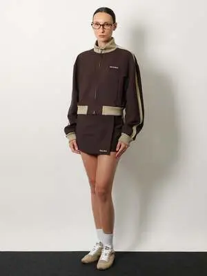 Miu Miu Mohair And Virgin Wool Mini Skirt - Multicolor