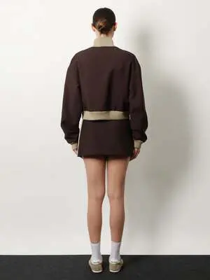 Miu Miu Mohair And Virgin Wool Cropped Jacket - Multicolor