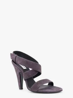 Alaïa Suede Heeled Sandals With Ankle Strap - Multicolor