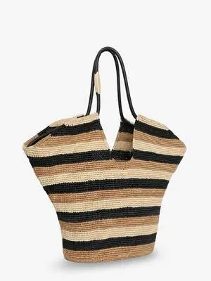 Zimmermann Golden Time Raffia Shoulder Bag - Multicolor