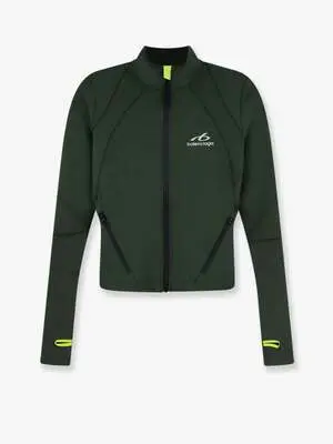 Balenciaga Fitted Zip-up Sweatshirt - Multicolor