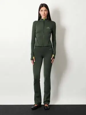 Balenciaga Fitted Zip-up Sweatshirt With Cut-out Detail - Multicolor