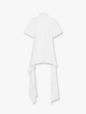 Alaïa Asymmetrical High Neck T-shirt - Multicolor