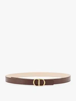 Dior Cd Icon Leather Belt - Multicolor